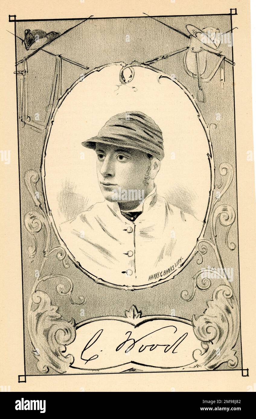 Charles Wood (1856-1945), English flat racing jockey Stock Photo - Alamy
