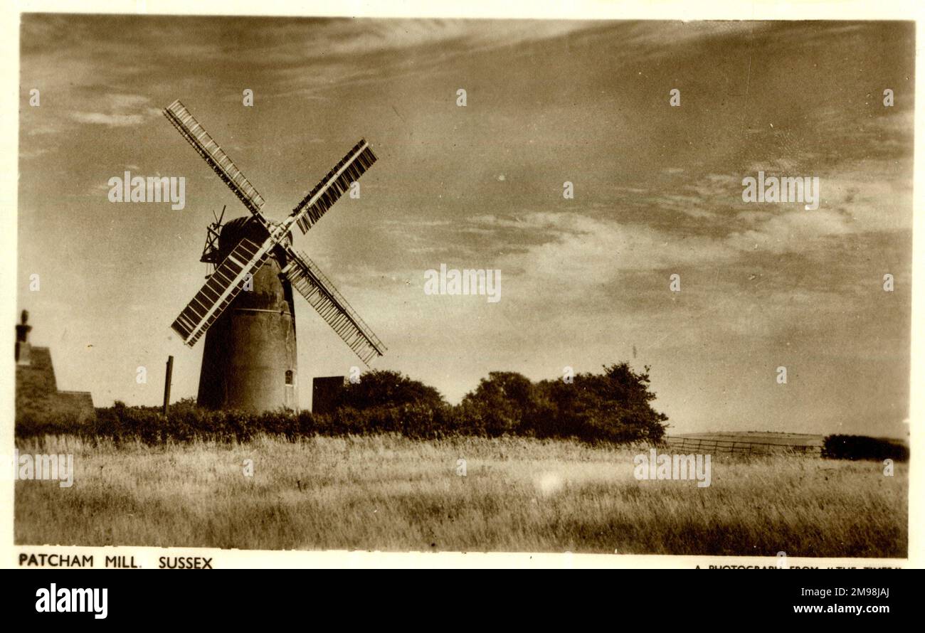 Windmills of Sussex - Patcham Mill Stock Photo - Alamy