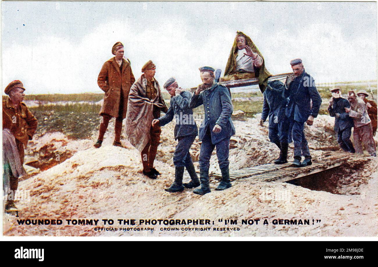 Ww1 british soldier wounded hi-res stock photography and images - Alamy