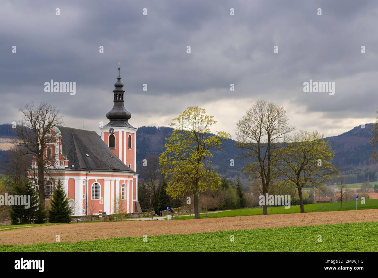 Church of St. Mary Magdalene, Božanov, Czechia, Eastern Bohemia, Czech ...