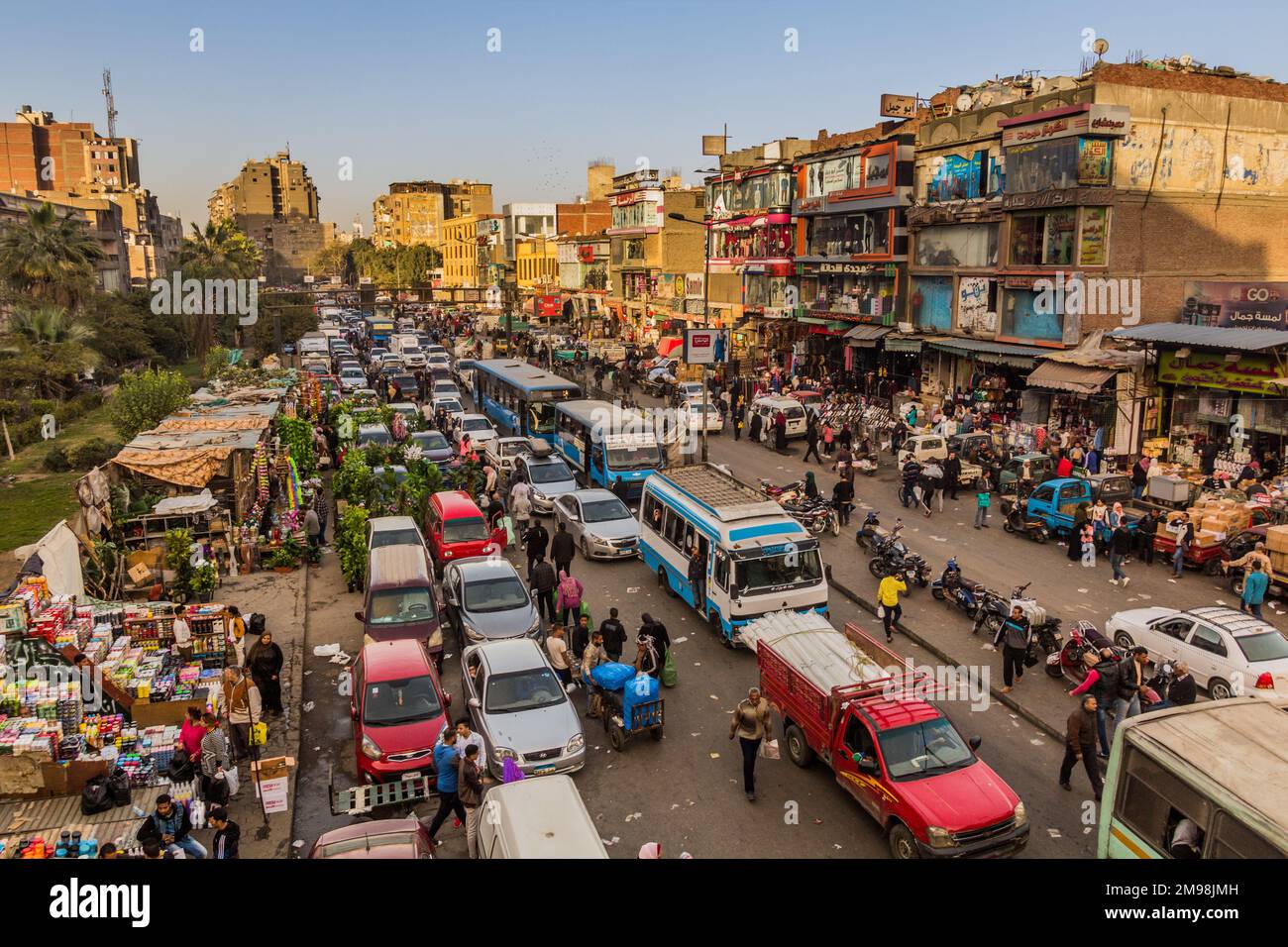 CAIRO, EGYPT - JANUARY 26, 2019: Busy Port Said street in Cairo, Egypt Stock Photo - Alamy
