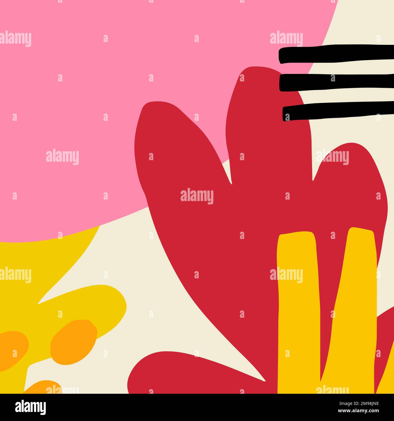 Colorful and fun tropical patterned badge vector Stock Vector Image ...