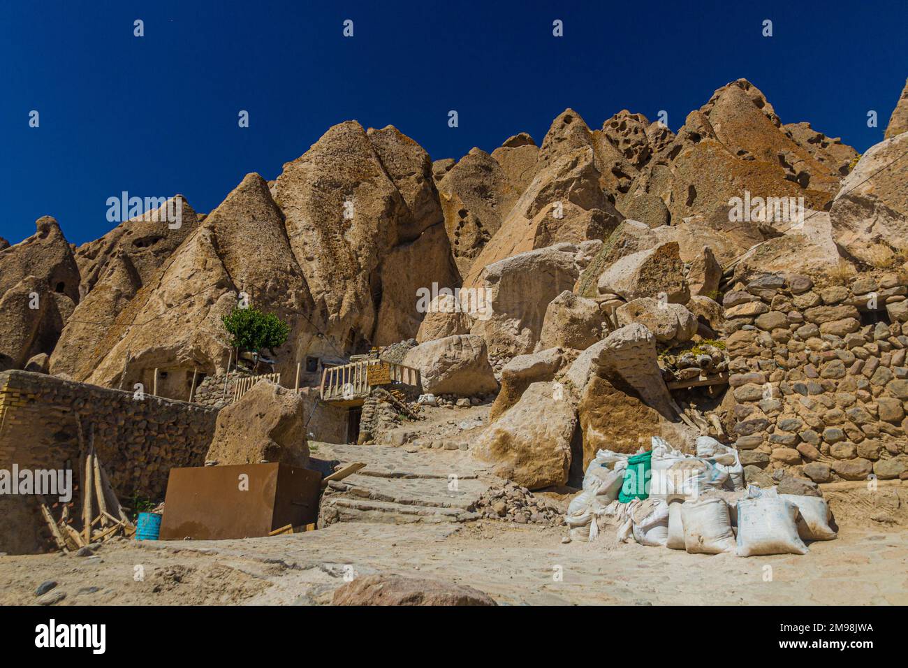 View of Kandovan village, Iran Stock Photo - Alamy