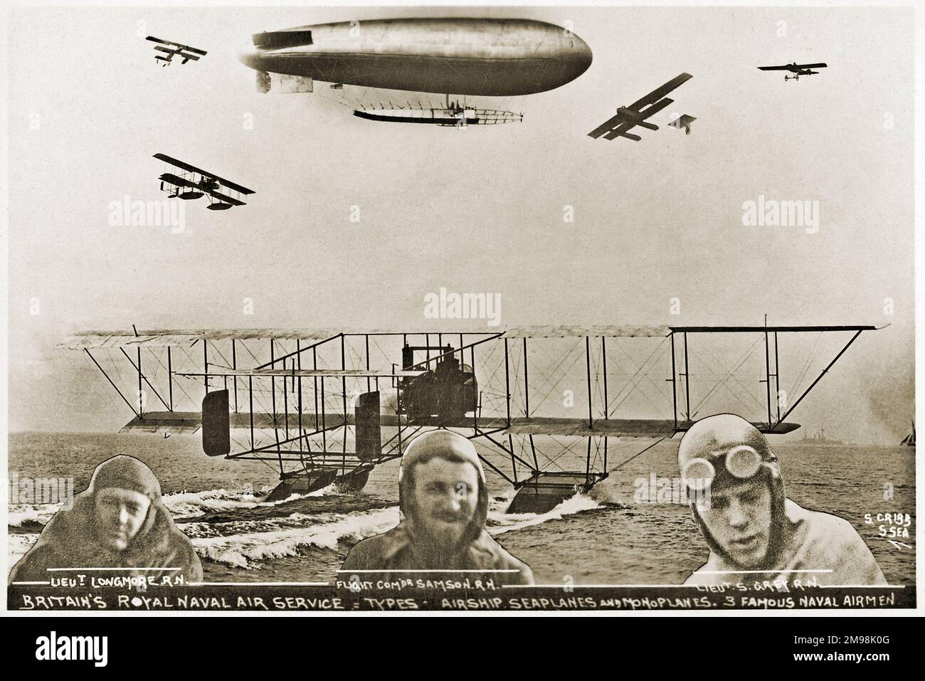 Britain's Royal Naval Air Service, aircraft and airmen -- Lieutenant Longmore RN, Flight ...