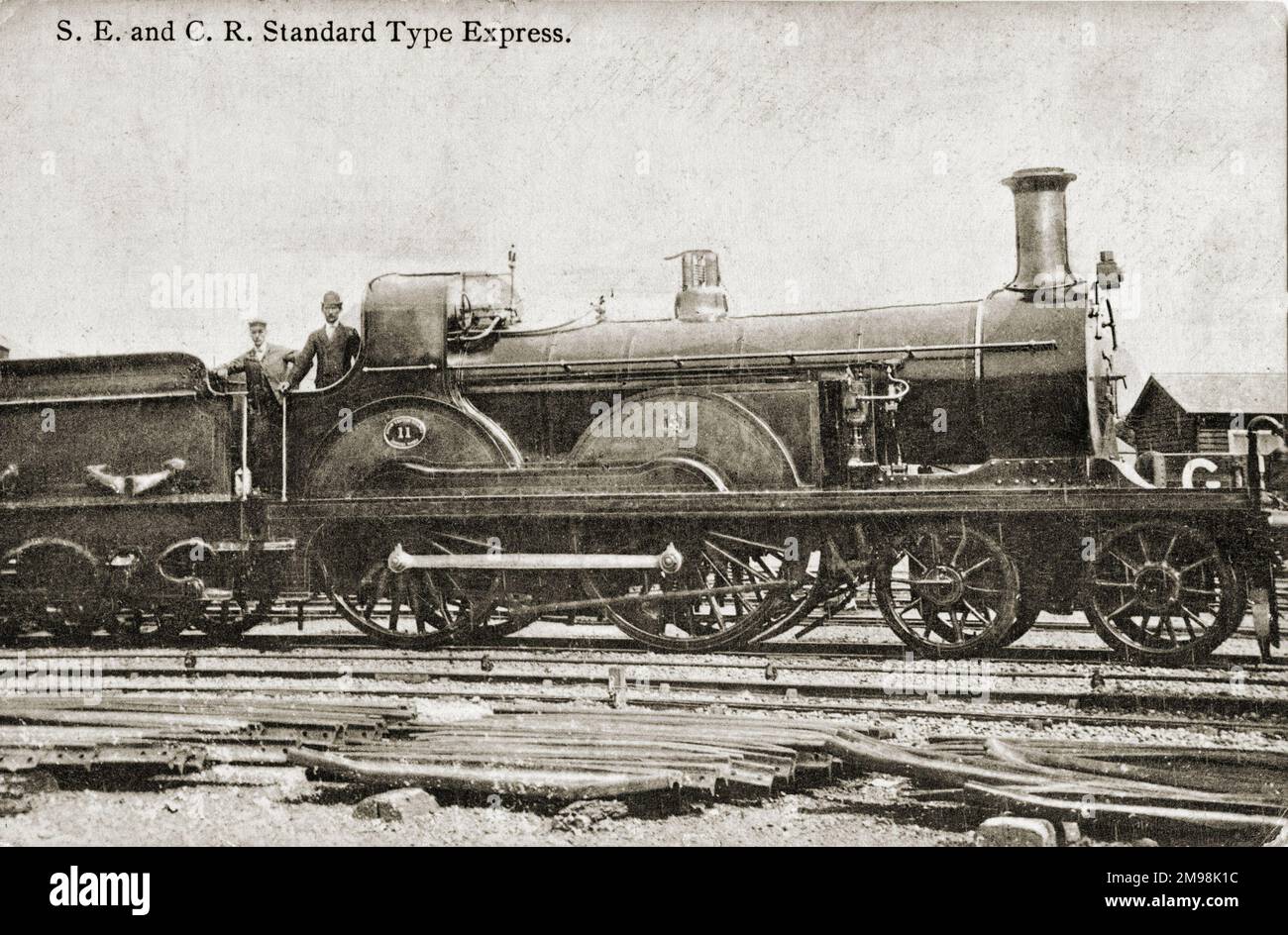 South Eastern and Chatham Railway steam engine, Standard Type Express ...