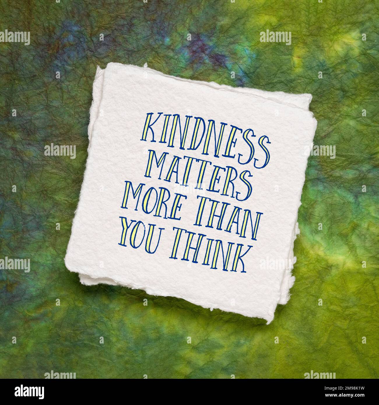 Kindness matters hi-res stock photography and images - Alamy