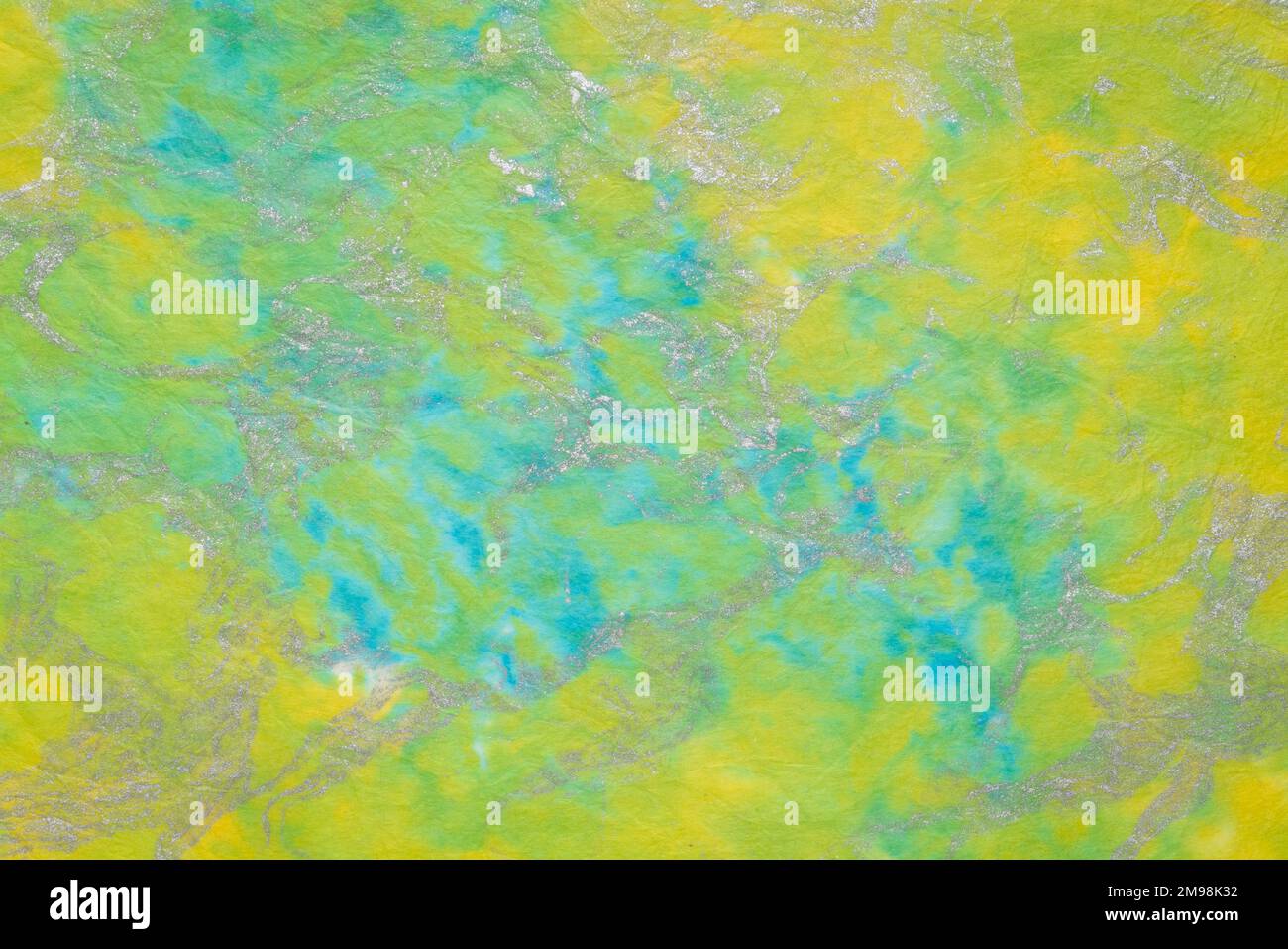 background and texture of colorful marbled momi paper made in Thailand ...