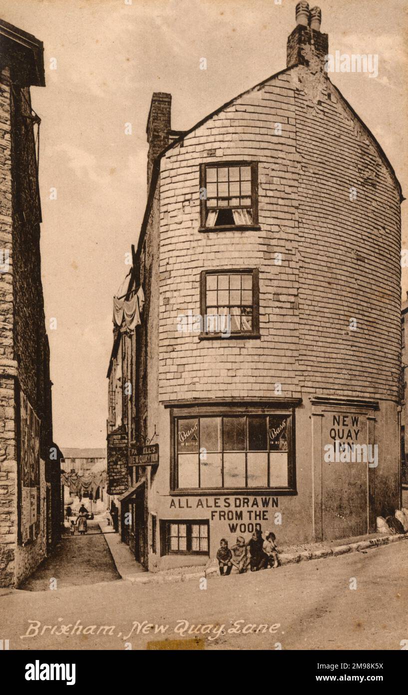 New Quay Inn, New Quay Lane, Brixham, Devon Stock Photo - Alamy