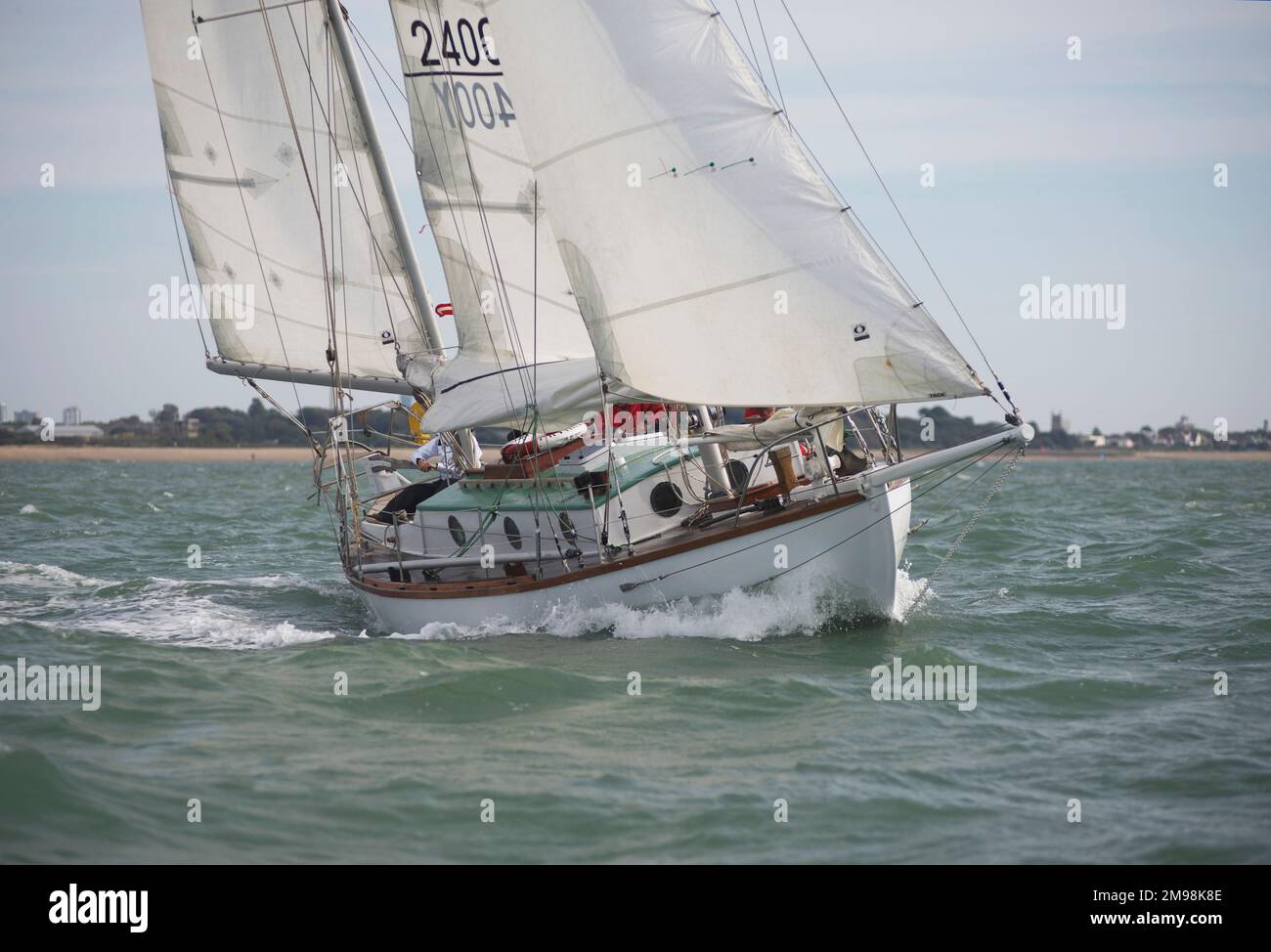 Suhaili the yacht on which Sir Robin Knox-Johnston became first person ...