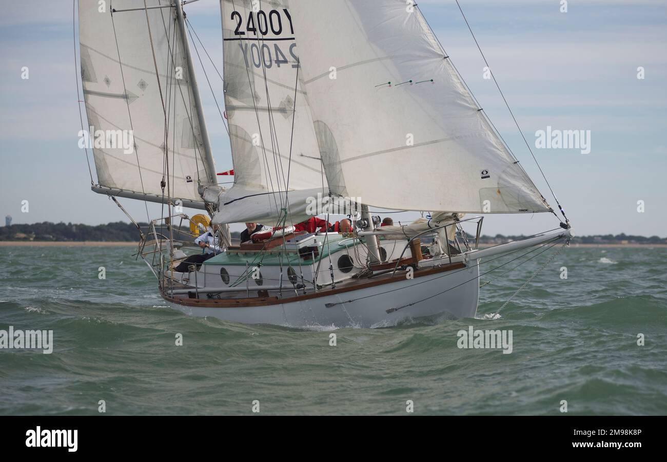 Suhaili the yacht on which Sir Robin Knox-Johnston became first person ...