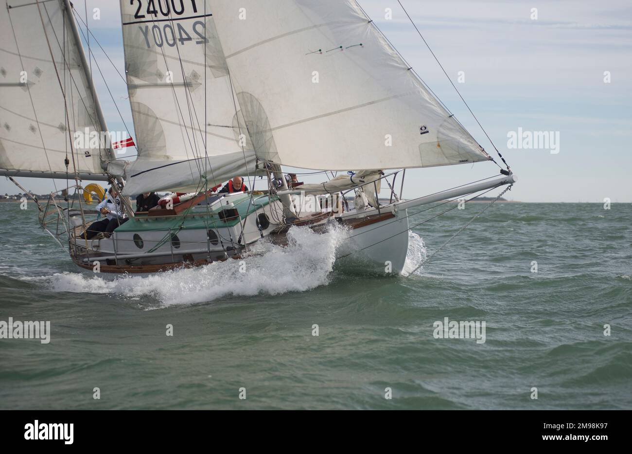 Suhaili the yacht on which Sir Robin Knox-Johnston became first person ...