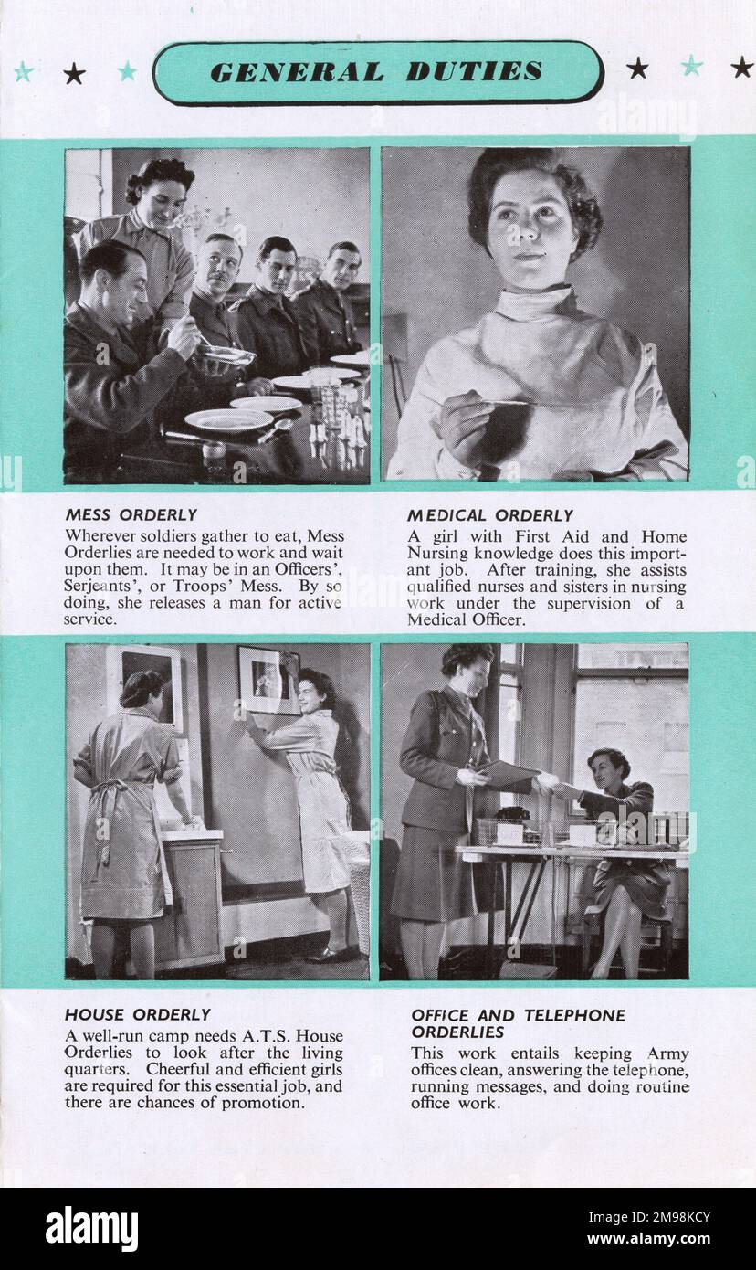 Women ats ww2 hi-res stock photography and images - Alamy