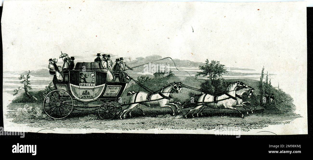 19th century horse drawn stagecoach hi-res stock photography and images - Alamy