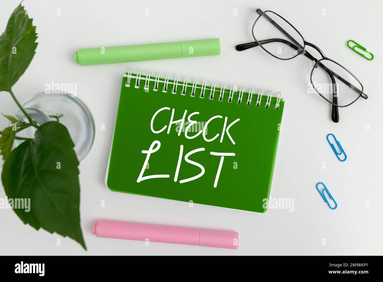 Text sign showing Check List. Internet Concept Items required Things to ...