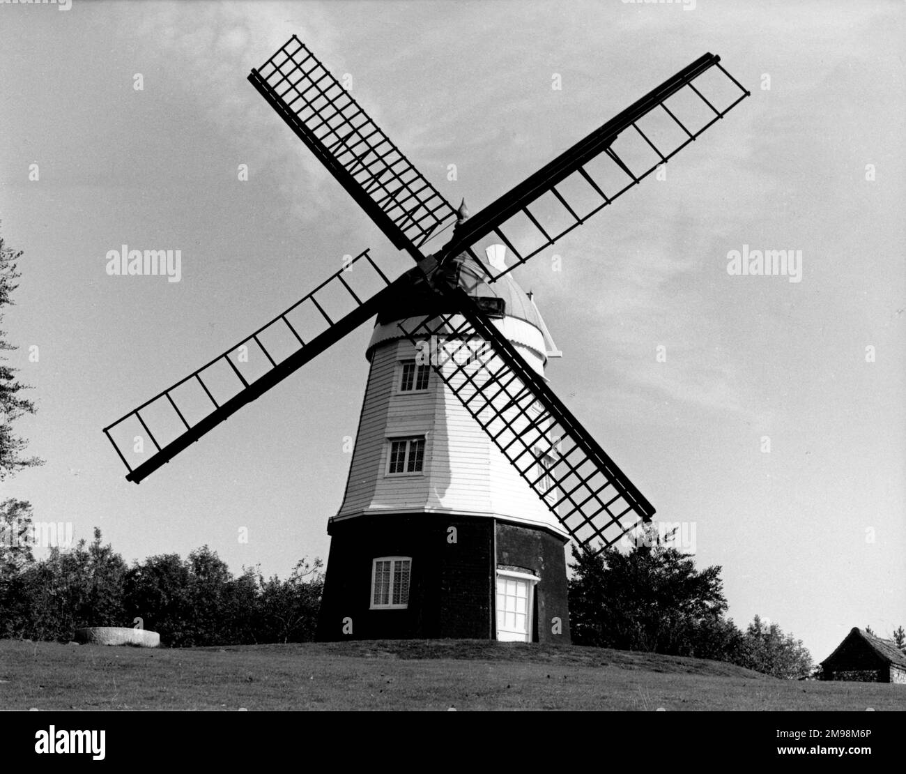 Turville windmill Black and White Stock Photos & Images - Alamy
