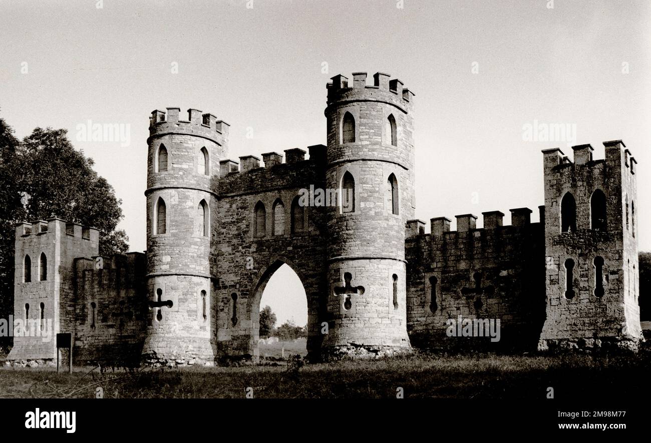 A Sham Castle / Folly (only a frontage), Bath Stock Photo - Alamy