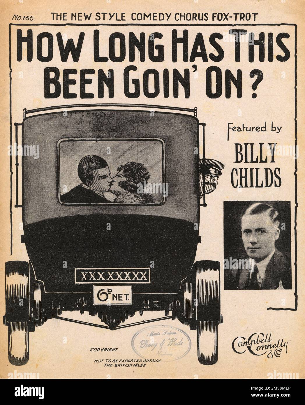 Music sheet cover featuring the new style comedy chorus fox-trot, 'How ...