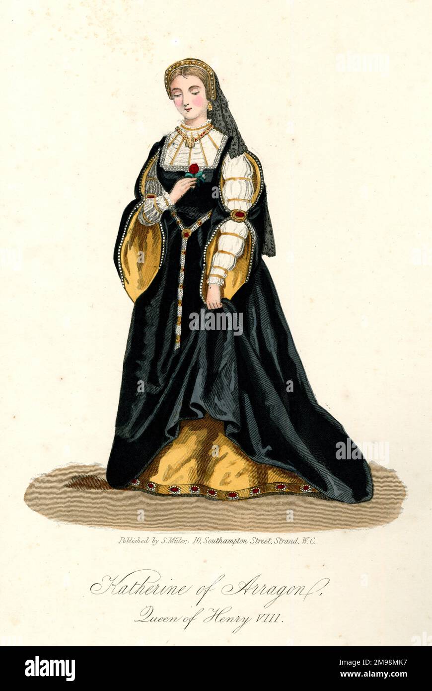 Katherine of Aragon, first queen of Henry VIII Stock Photo - Alamy