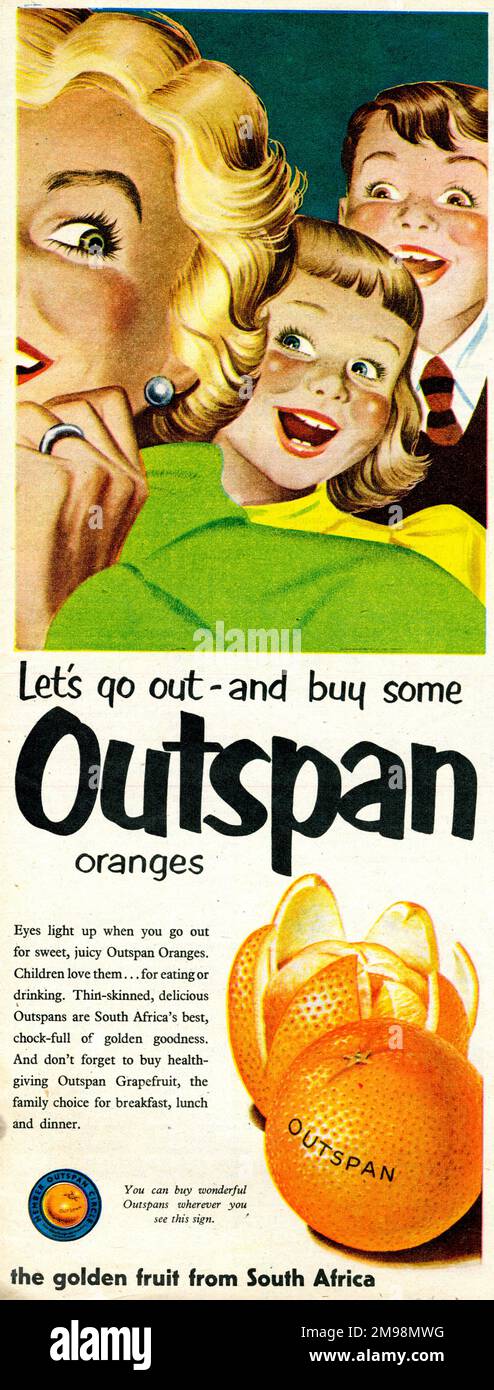 Advertisement fifties woman children hi-res stock photography and ...