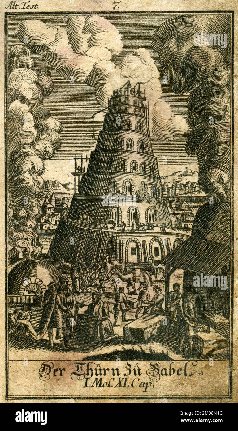 Turm babylon hi-res stock photography and images - Alamy