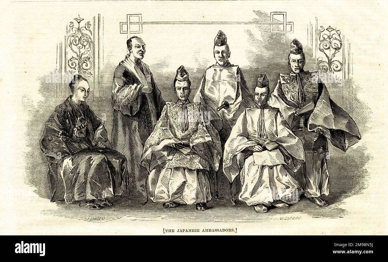 The Japanese Ambassadors Stock Photo - Alamy