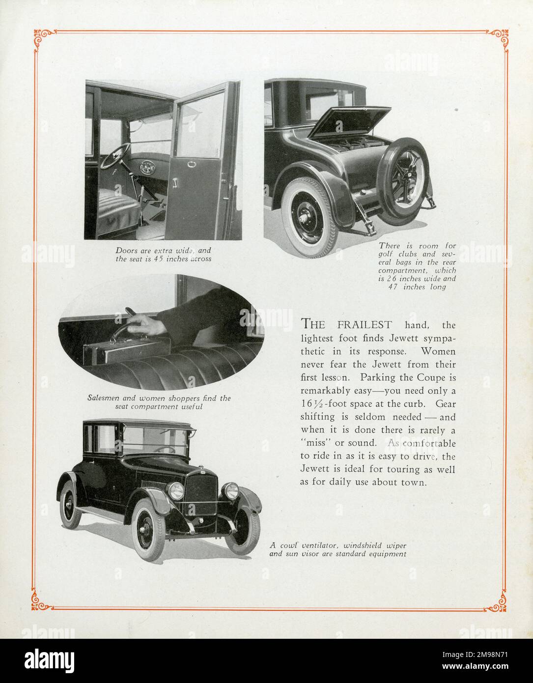 The Jewett Six - an automobile built in Detroit, Michigan, USA by the ...