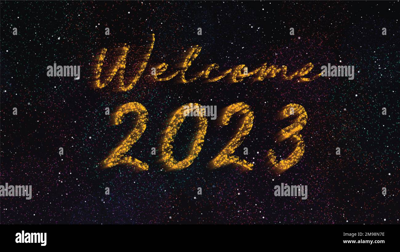 Happy new year 2023 animation hi-res stock photography and images - Alamy