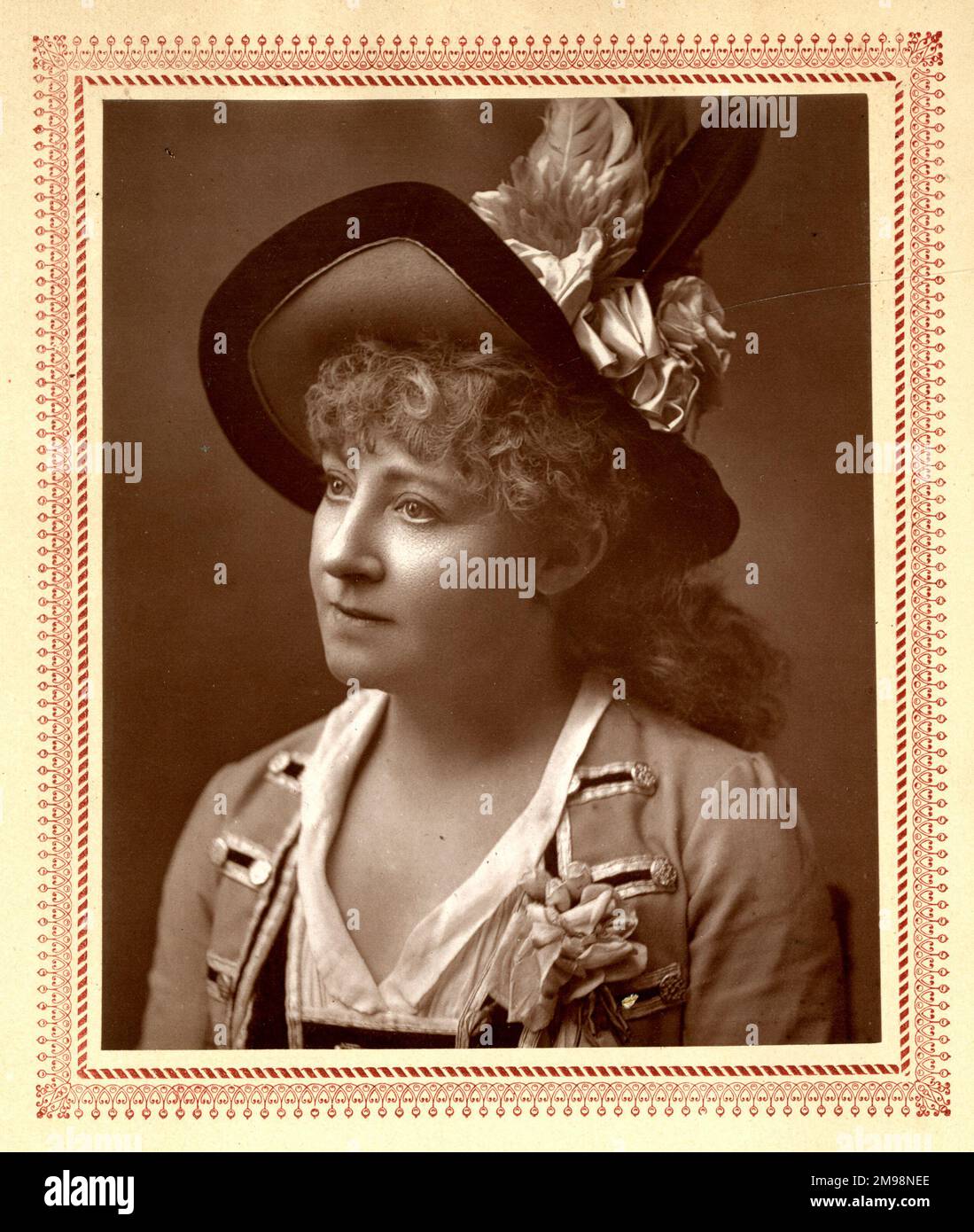 Miss Lydia Thompson, actress - The Theatre Magazine, January 1886 Stock ...