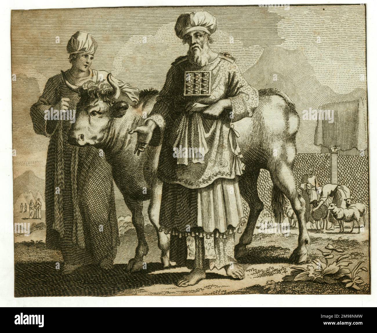 Old Testament Bible scene Stock Photo - Alamy