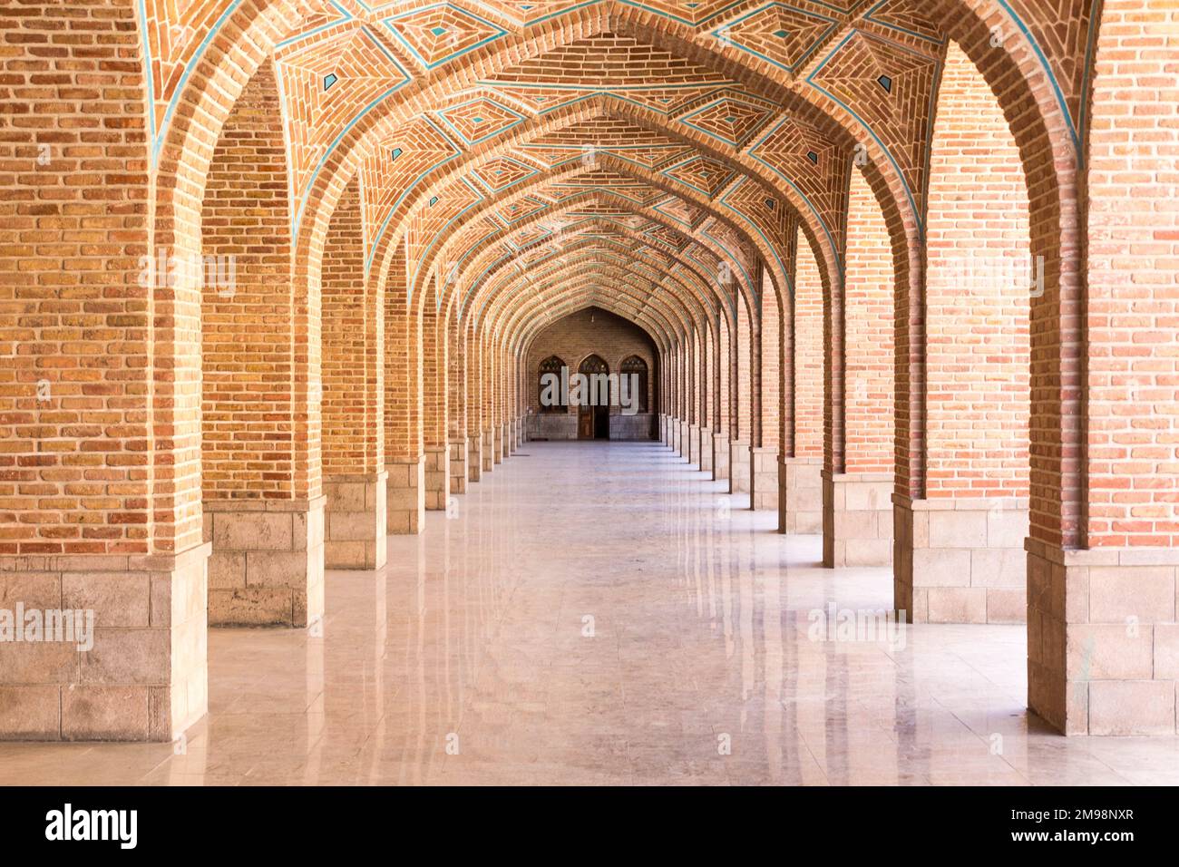 Archway of the Blue mosque in Tabriz, Iran Stock Photo - Alamy