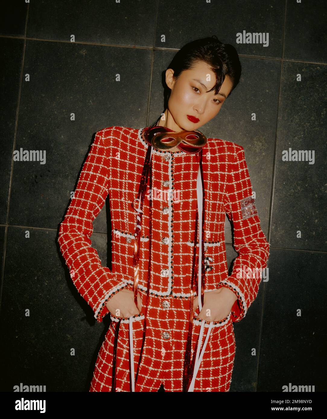 Post Magazine Fashion Shoot Federico Barbieri Stock Photo - Alamy