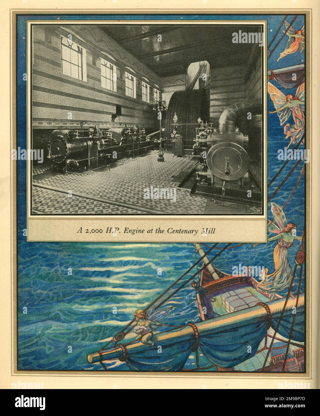 Amalgamated Cotton Mills Trust Ltd, 1920 -- a 2000 Horsepower Engine at ...