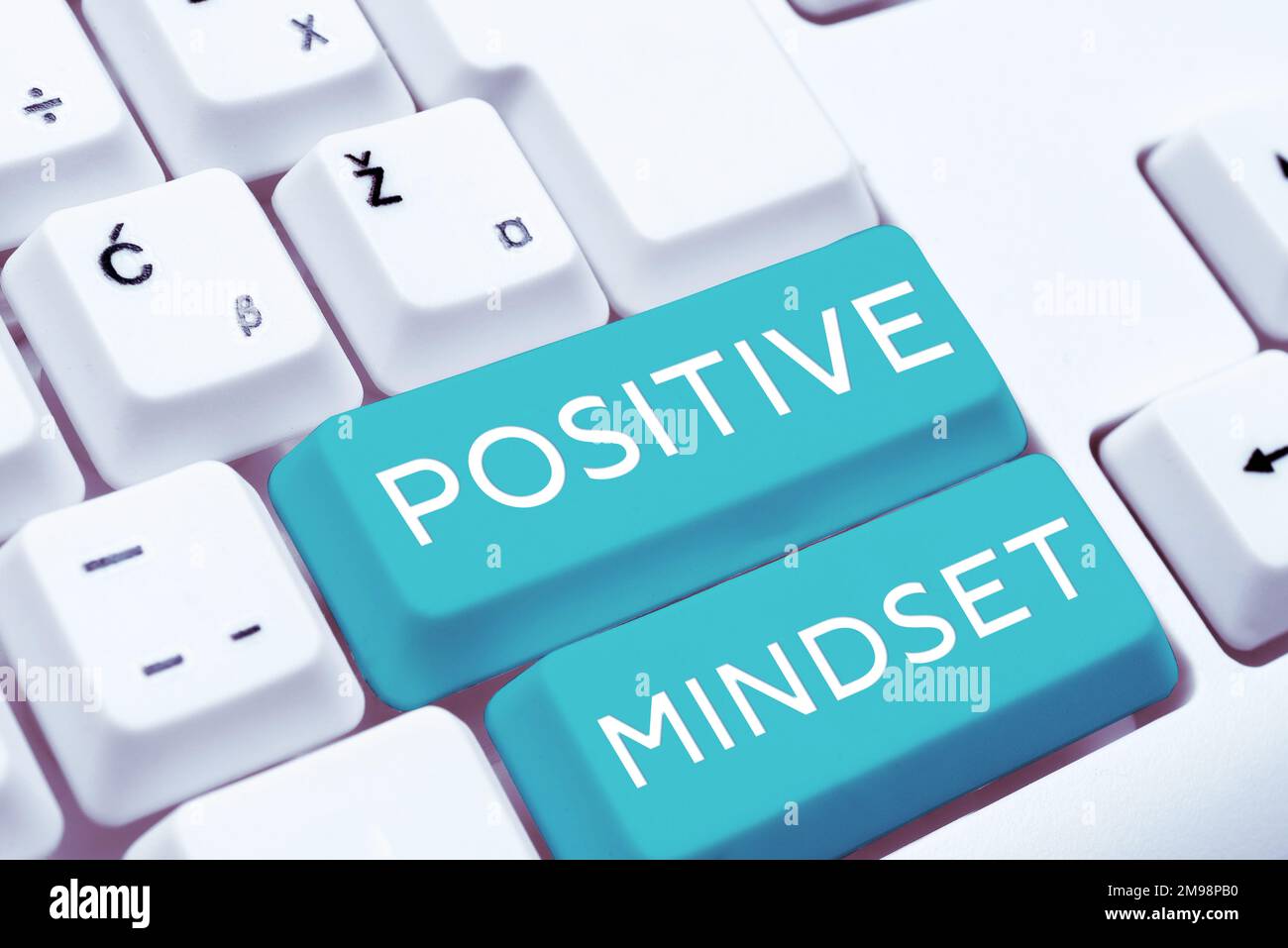 Sign displaying Positive Mindset. Internet Concept mental and emotional ...