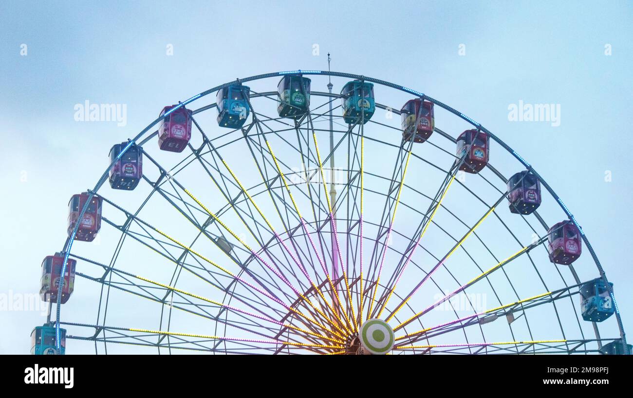 Colorful carousel fairy wheel hi-res stock photography and images - Alamy