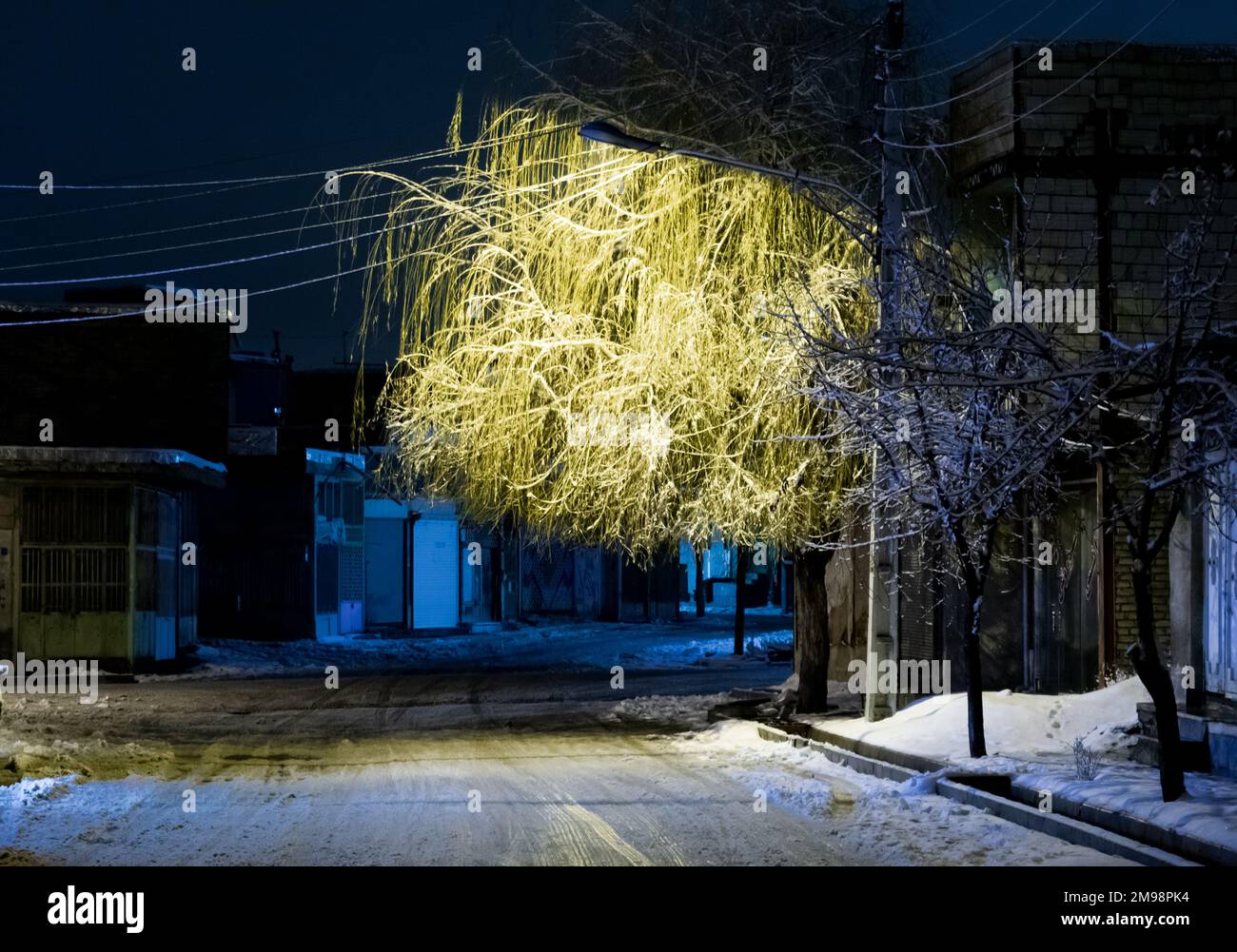 Night ice landscape hi-res stock photography and images - Alamy