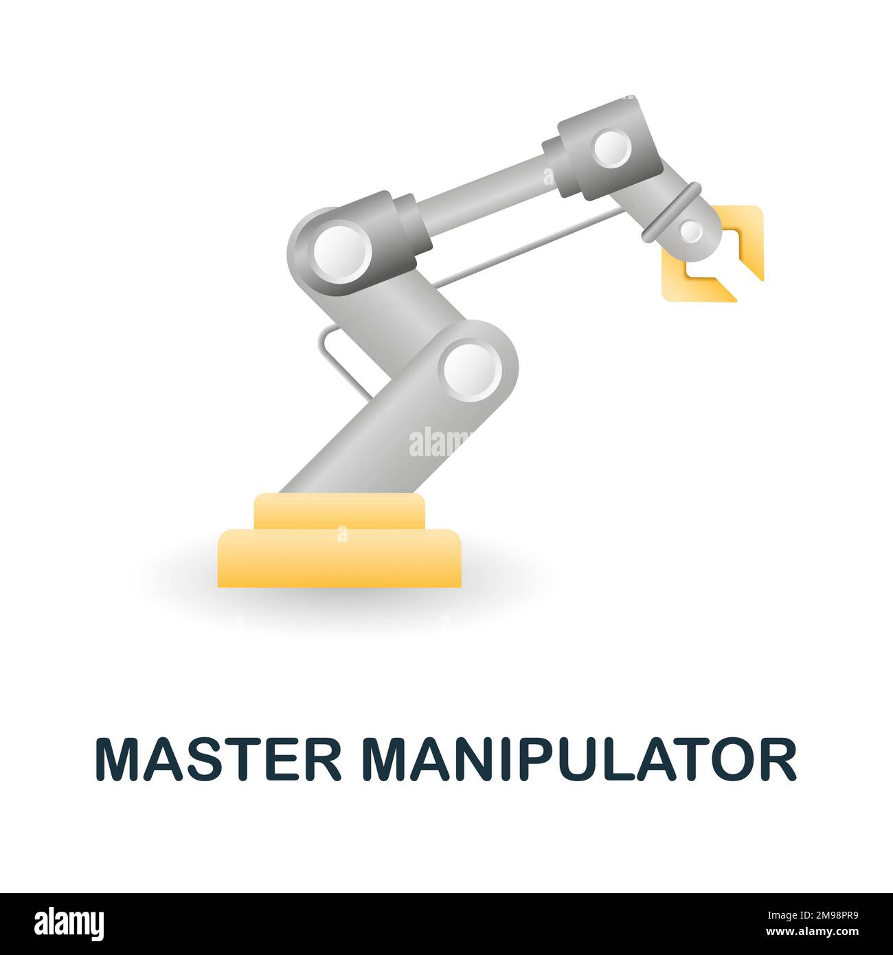 Master Manipulator icon. 3d illustration from construction instruments ... Master Manipulator icon. 3d illustration from construction instruments ...