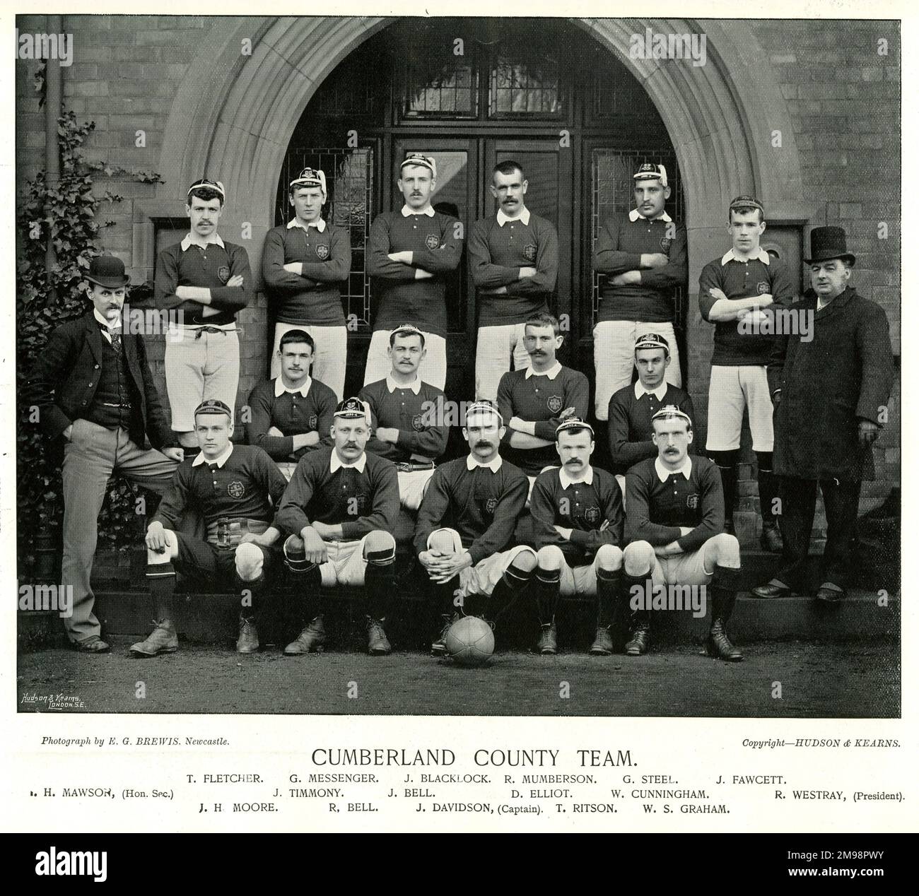 Cumberland County Rugby Team: Fletcher, Messenger, Blacklock, Mumberson ...