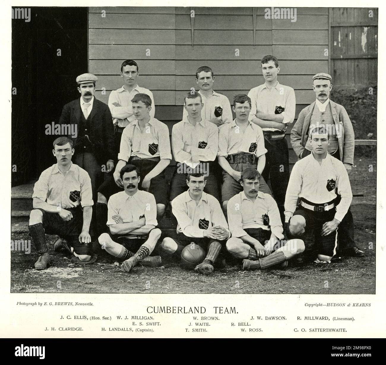 Cumberland County Football Team: Ellis, Milligan, Brown, Dawson ...