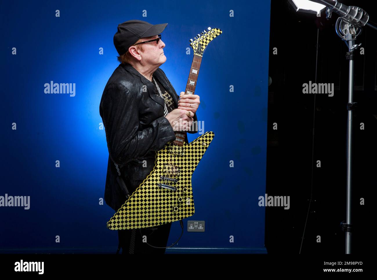 Cheap Trick's Rick Nielsen photographed in Bristol, England, UK Stock ...