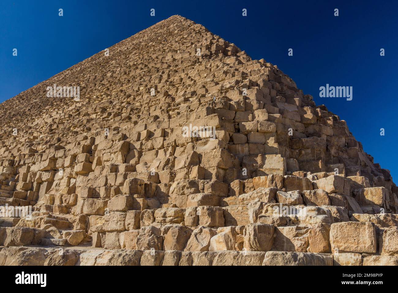 Detail of the Great Pyramid of Giza, Egypt Stock Photo - Alamy
