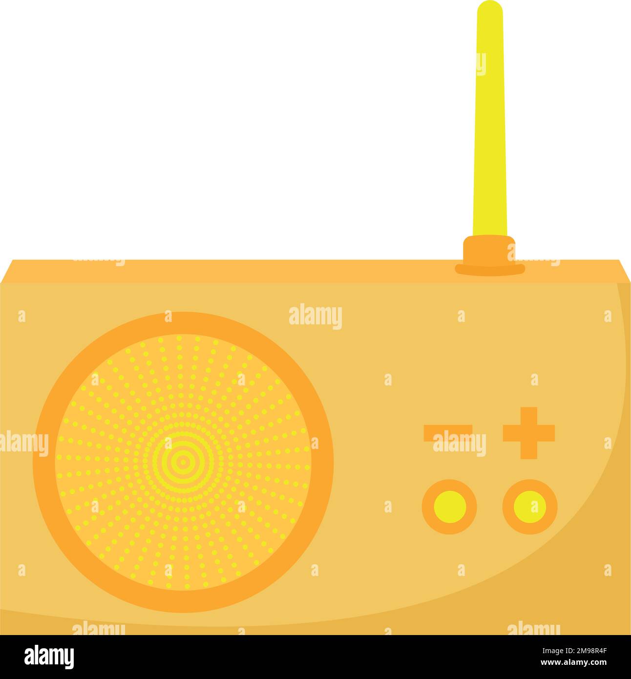 Isolated colored vintage radio image Vector Stock Vector Image & Art ...