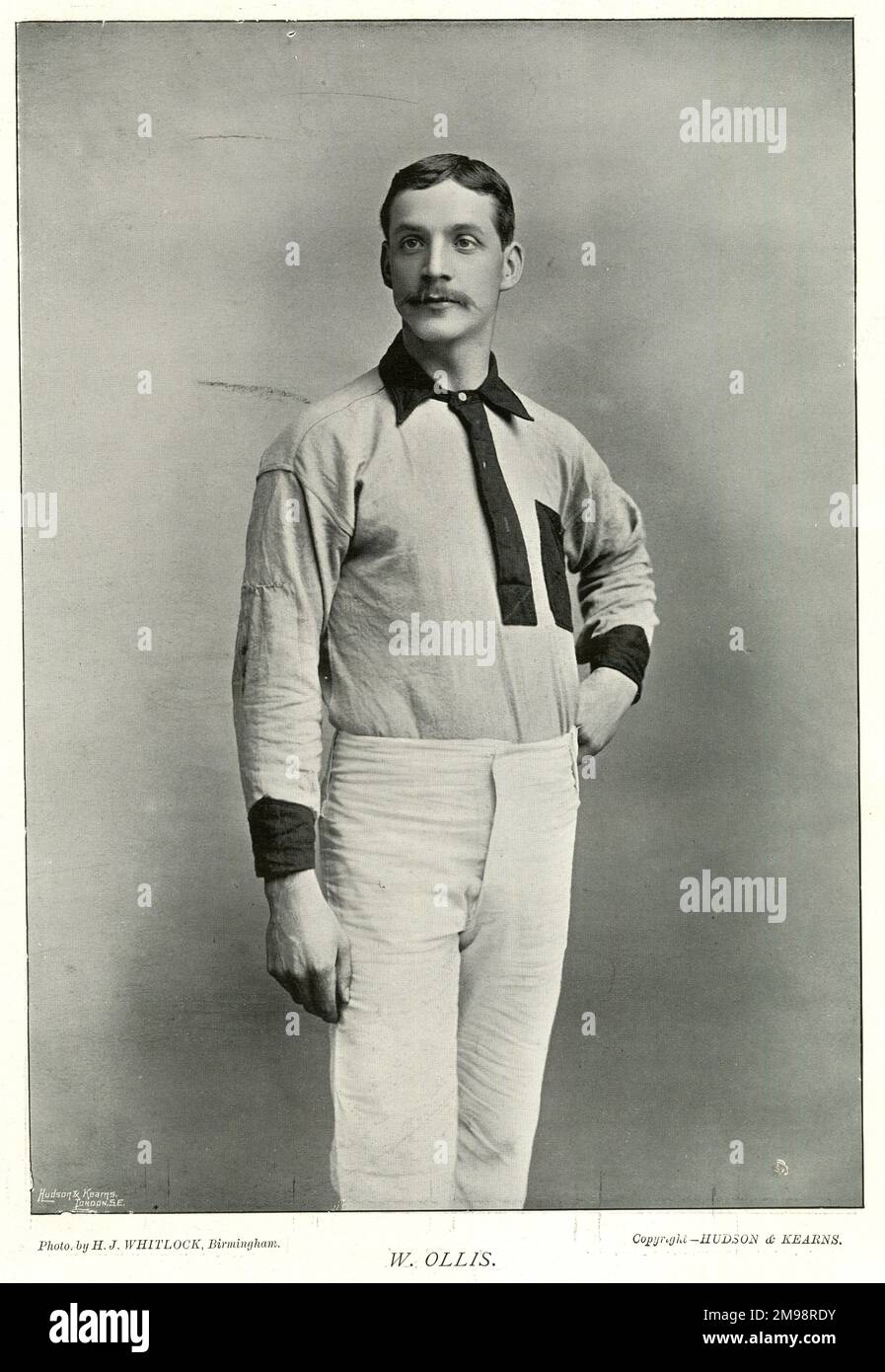 W Ollis, Captain, Small Heath, Birmingham footballer Stock Photo - Alamy
