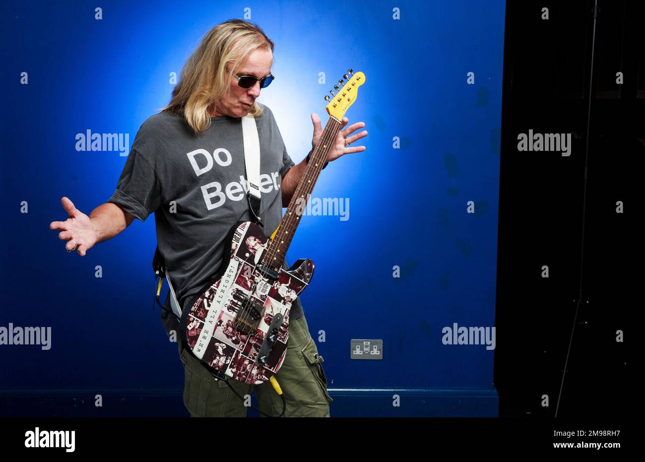 Cheap Trick's Robin Zander photographed in Bristol, England, UK Stock ...