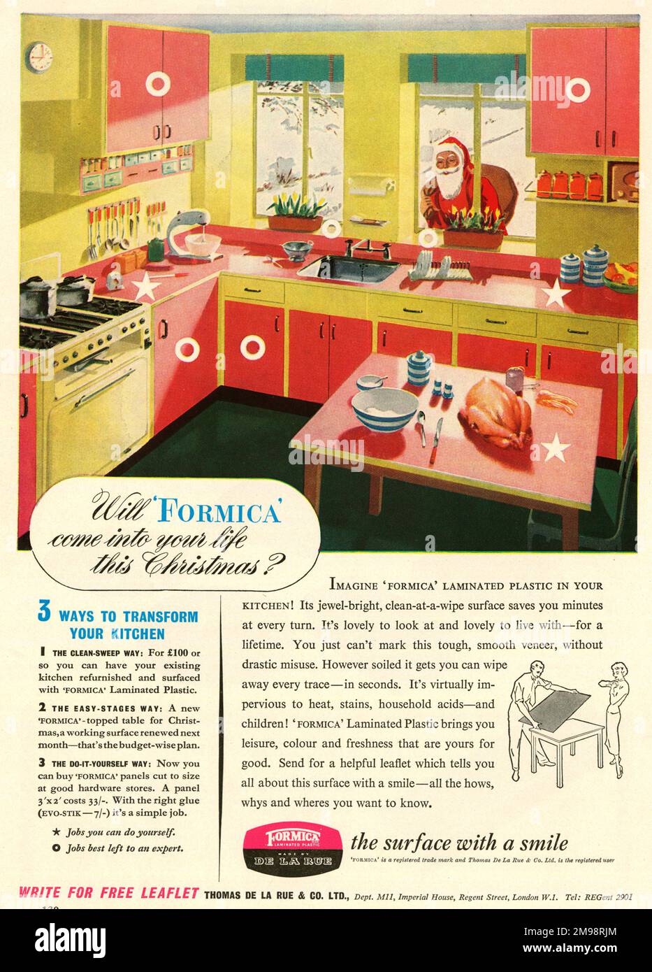 50s fifties 1950s kitchen hi-res stock photography and images - Alamy