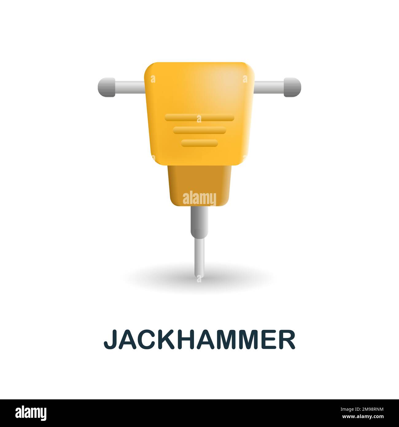Jackhammer icon hi-res stock photography and images - Alamy