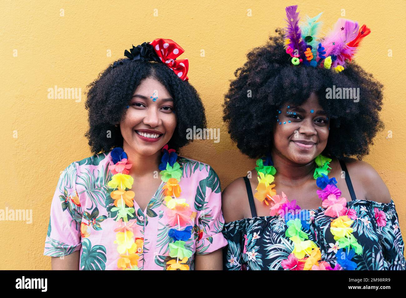 Two beautiful afro american women hi-res stock photography and images ...