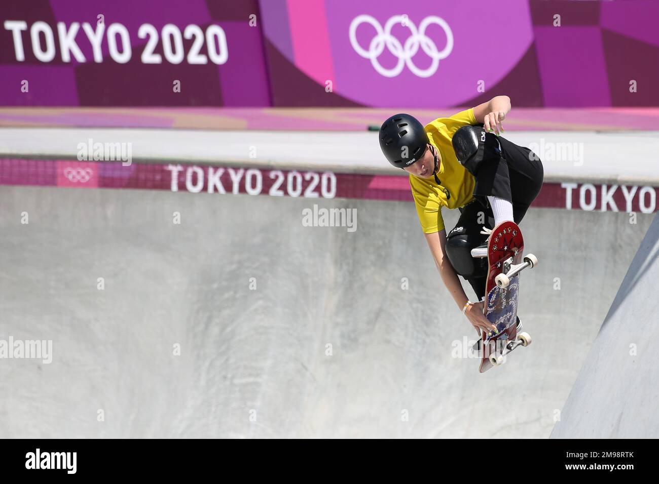 AUG 4, 2021 - TOKYO, JAPAN: Poppy OLSEN of Australia competes in the ...