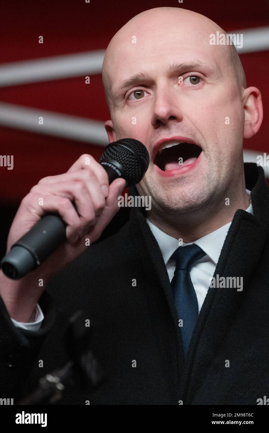 London, UK. 16 January, 2023. Stephen Flynn, Scottish National Party ...