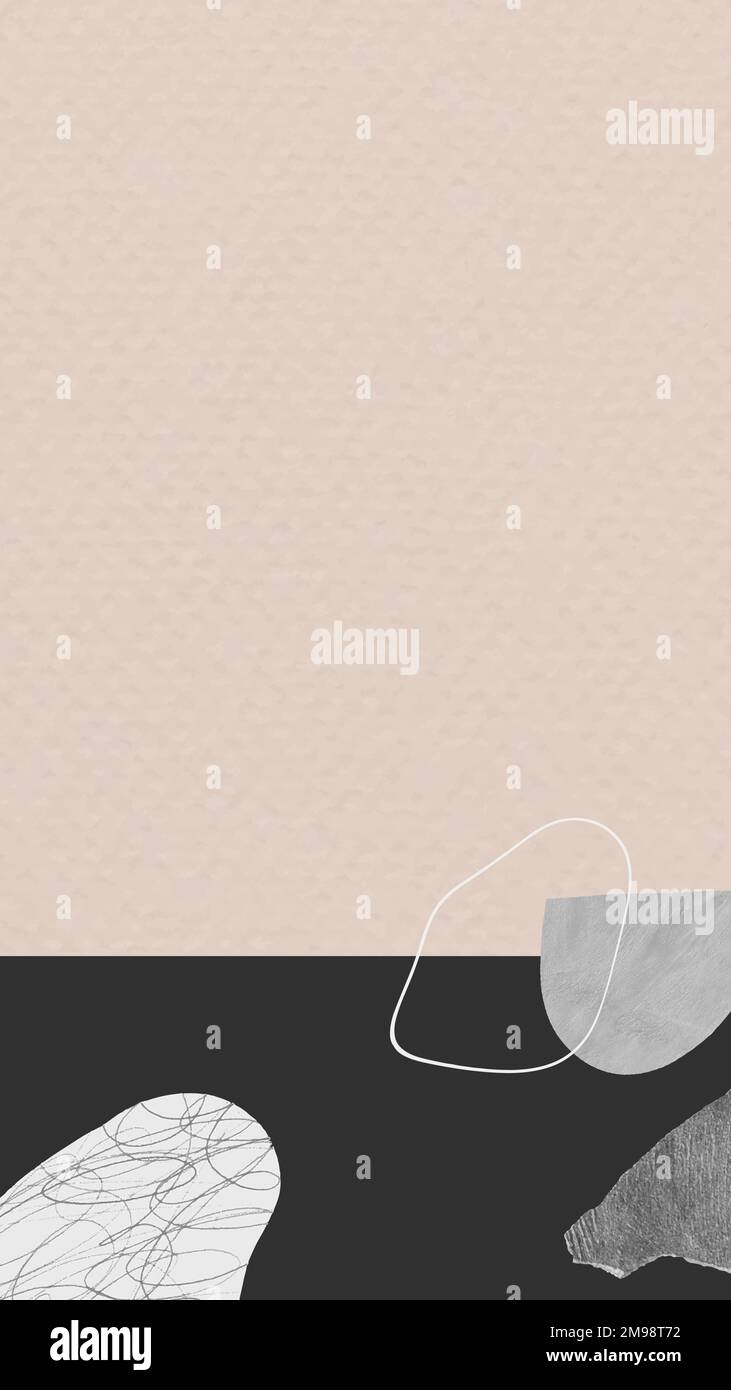 Abstract hand drawn stroke and texture background mobile phone ...