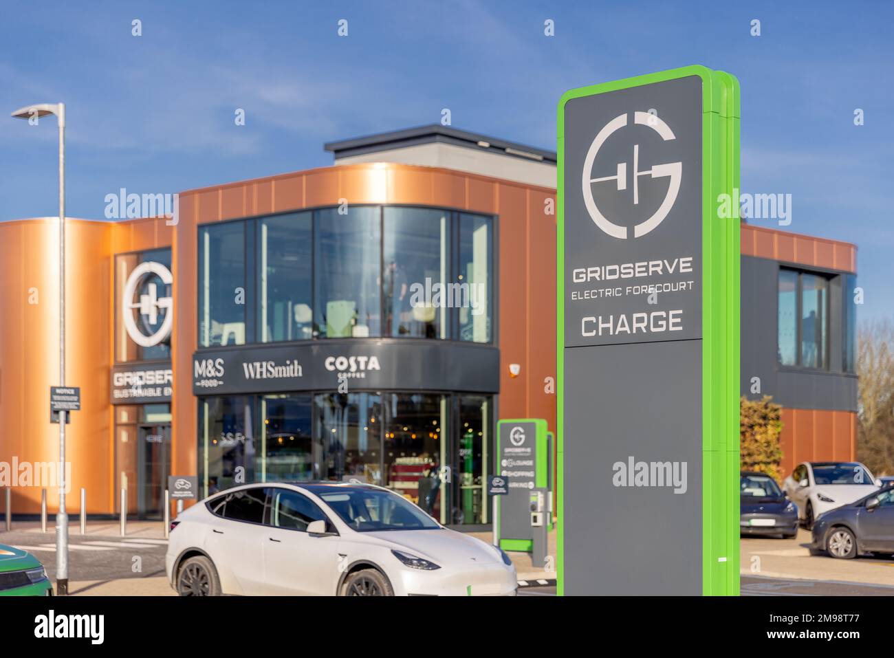 Gridserve Electric Forecourt Stock Photo - Alamy